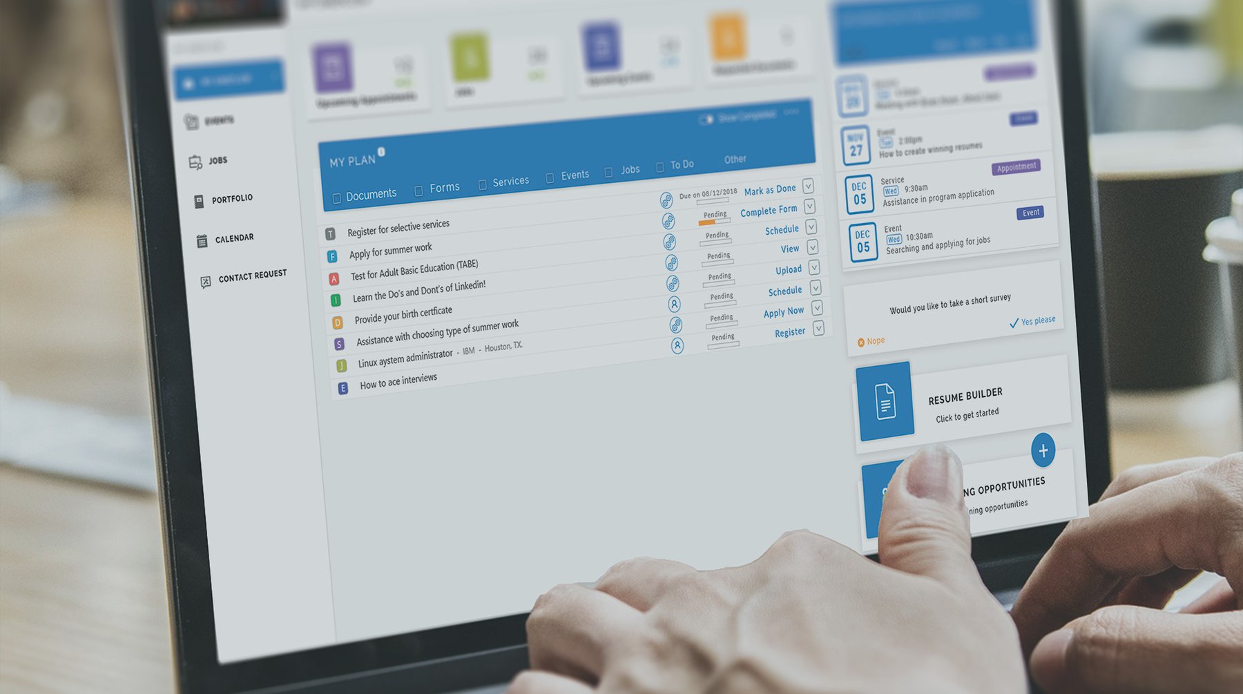 Workforce Development Software | Workforce Case Management | myOneFlow
